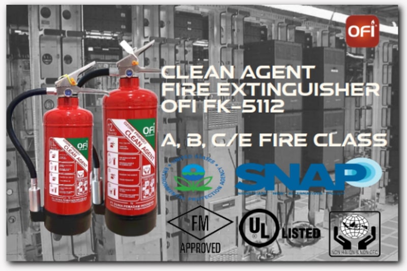 APAR Clean Agent FK-5-1-12 Fire Extinguisher – DPI Pemadam