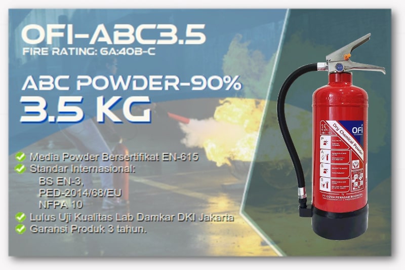OFI-ABC3.5 | APAR DCP 3.5 kg – DPI Pemadam