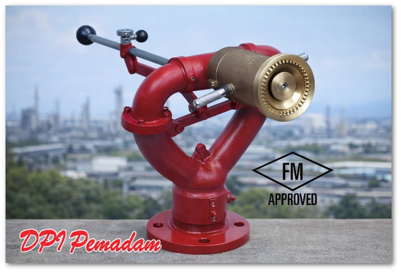 Protek 636 Fixed Station Fire Monitor 750 GPM | Industrial – DPI Pemadam